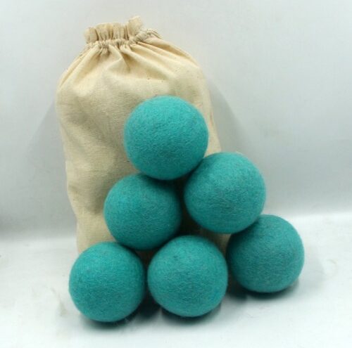 Handcrafted Teal Blue Wool Dryer Balls - Wool Felt Craft | Wholesale ...