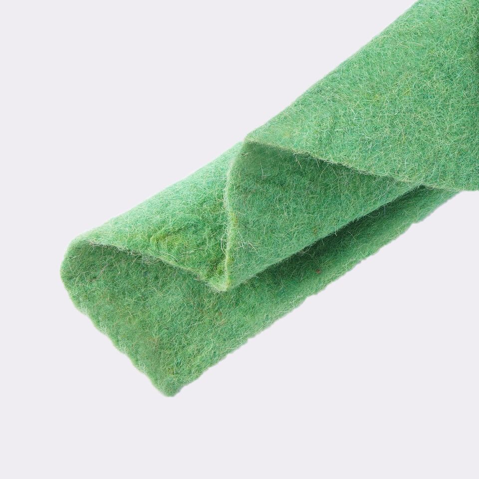 Handcrafted Light Green Wool Felt Sheet for DIY Crafts, Craft Kit ...